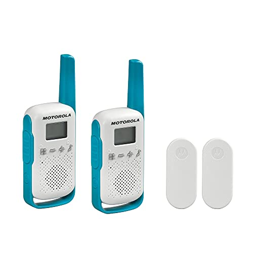 Motorola Solutions Motorola Talkabout T114 White/Blue 16 Mile 2 Way Radio Two Pack