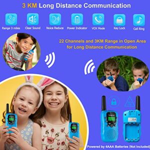 Soopotay Kids Toys for Ages 5 6 7 8 9 10 11 12, Walkie Talkies for Kids & Adults, Long Range Kids Walkie Talkie 3 Pack, Kids Two-Way Radios, Boys or Girls Birthday Gifts for 5-12 Years Old