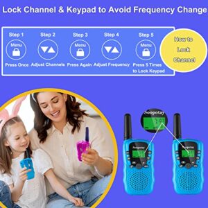 Soopotay Kids Toys for Ages 5 6 7 8 9 10 11 12, Walkie Talkies for Kids & Adults, Long Range Kids Walkie Talkie 3 Pack, Kids Two-Way Radios, Boys or Girls Birthday Gifts for 5-12 Years Old