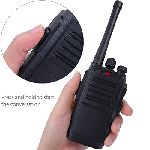 2Pcs Black 10 Meter Walkie Talkies Simple Intercom Mini Interphone for Parent Child Game