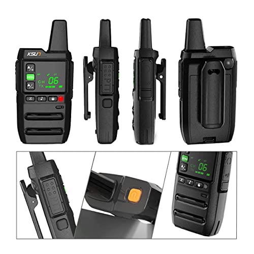 Long Range Walkie Talkies Waterproof,2 Pack FRS Rechargeable Two Way Radios Adults USB Charging Battery Portable No 50 Miles for Outdoor Hunting Camping Hiking Off Roading Accessories GZ20