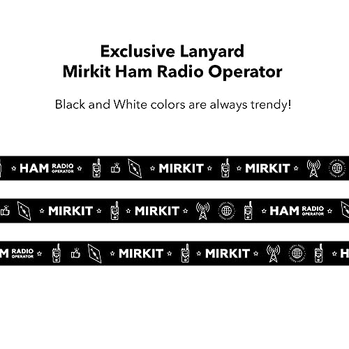 Lanyard Mirkit HAM Radio Operator Neck Strap BAOFENG Accessories and Radio Equipment Quick Release for Two Way Radios, Ham Radio Gifts