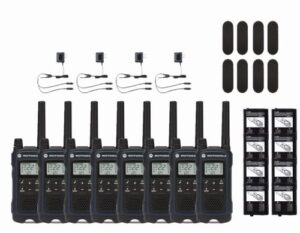 motorola talkabout t460 two way radio 22 channel walkie talkies 8-pack