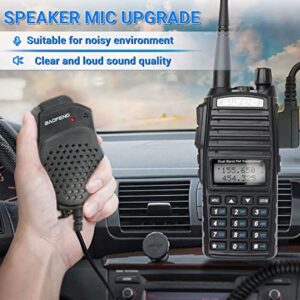 Baofeng UV-5R 8W Upgrade Ham Radio Handheld Dual Band Portable Two Way Radio Long Range Rechargeable Walkie Talkie with 3800mAh Battery,USB Charger,High Gain Antenna and Programming Cable Full Kit