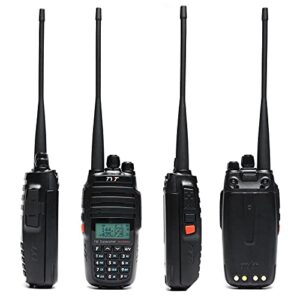 TYT TH-UV8000D 10Watts High Power Walkie Talkies Cross-Band Repeater Handheld Transceiver VHF UHF Dual Band Two Way Radio with Backup Batteries Speaker Mic (2 Pack)