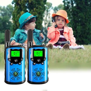 TOWOLD 3 Pack Kids Walkie Talkies, Toys for 4 5 6 7 8 Year Old Boys and Girls 22 Channels 2 Way Radio Boys Toys Gifts for Boys on Birthday,Outside Adventures and Camping(Orange Blue Yellow)