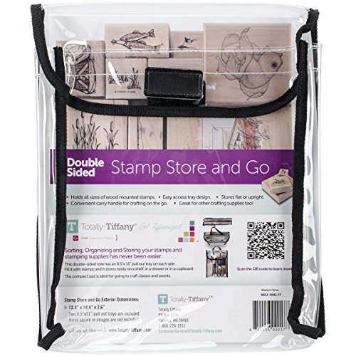 Crafter's Companion SSG17 Totally-Tiffany 9 11.5 x 2 Stamp with Store and Go Bag, Clear Inches