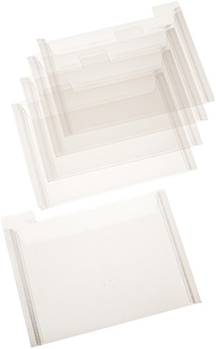 Totally-Tiffany SP5PK Stamp Storage Pockets (5 Pack), 7.5" by 6", Clear