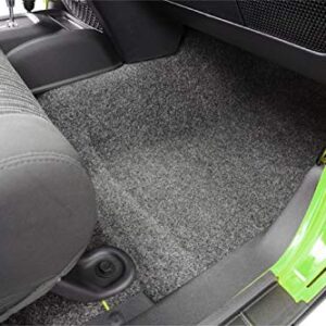 Bedrug - Jeep Bedtred | 2011 - 2018 Jeep Wrangler JK 2 Door, Front Floor Liners (Includes Heat Shields) | Grey - 3 pc. | BTJK11F2