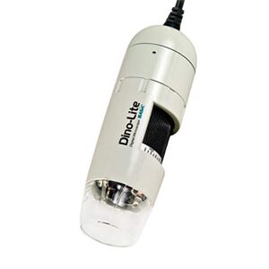 dino-lite usb digital microscope am2111-0.3mp, 10x - 50x, 230x optical magnification, 4 leds