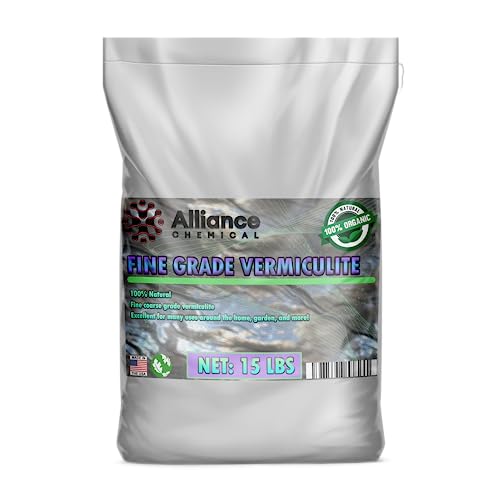 Organic Fine Vermiculite - 15LB Box - Premium Soil Amendment for Lush Indoor and Outdoor Gardens - Ideal for Potting Plants, Succulents, Bonsai, Orchids, Fungus and More - Enhances Composting, Seed Starting, and Hydroponics - Your Essential Gardening Part