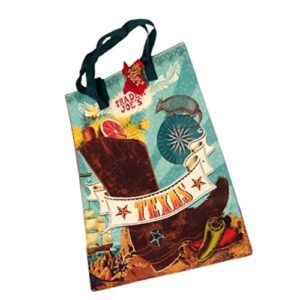 trader joes reusable shopping bag texas theme