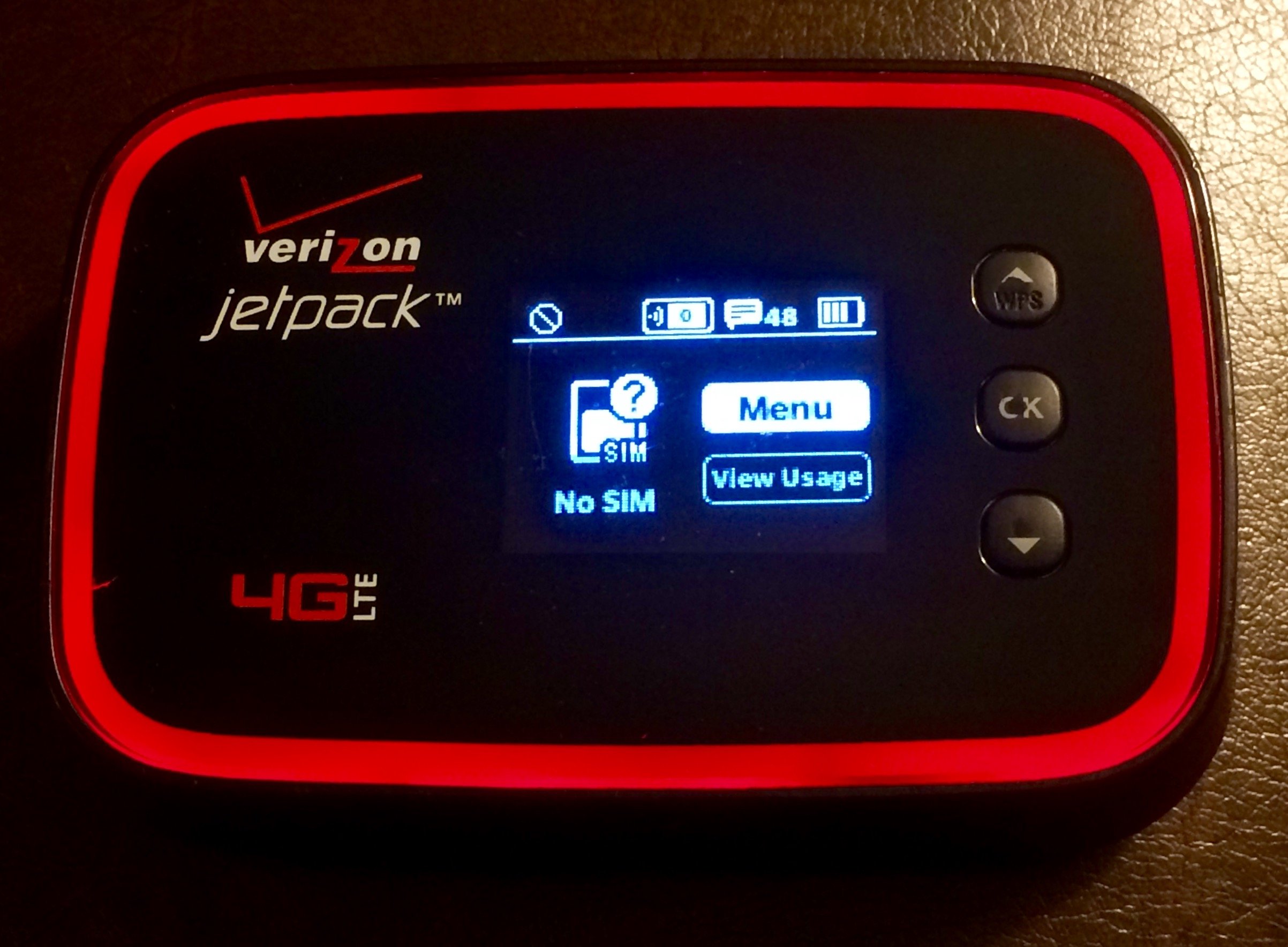 Verizon Wireless MHS291L Jetpack 4G LTE Global Ready Mobile Hotspot with No Warranty - No Contract