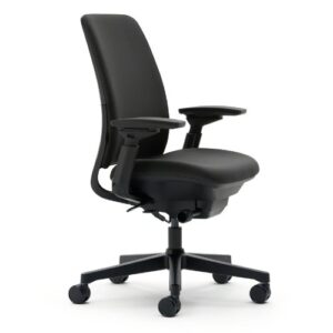 steelcase amia fabric office chair, black