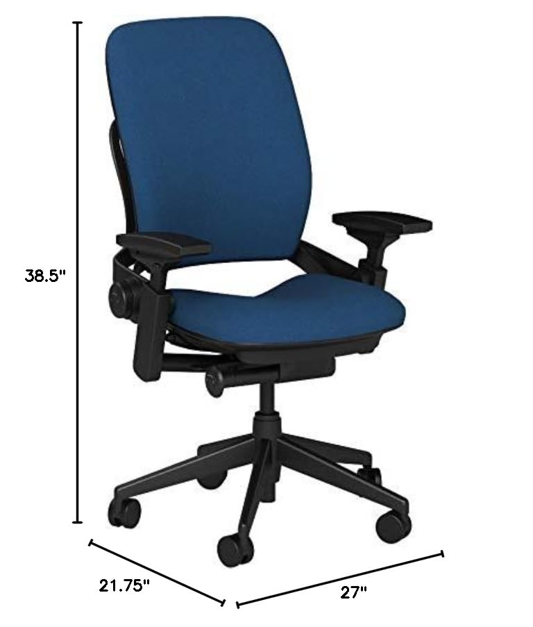 Steelcase Office Chair, Blue - 5" Cylinder