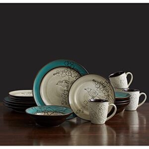 Gourmet Basics Song Bird Dinnerware Set (16 Piece)