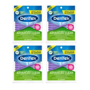 dentek dentek slim brush cleaners, 32 each (pack of 4)