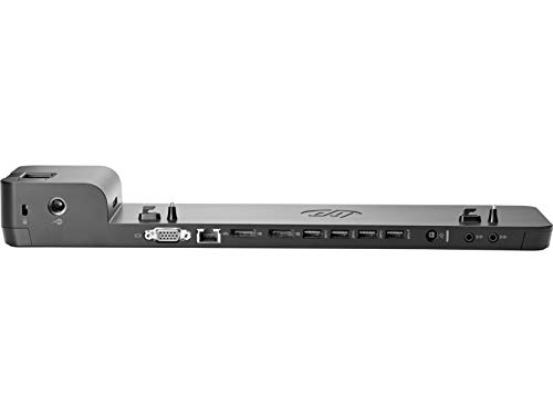 HP 2013 D9Y32AA UltraSlim Docking Station with 65W Adapter D9Y32AA#ABA compatible with HP EliteBook Folio 9470m