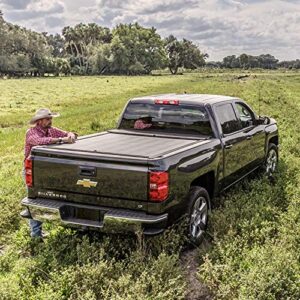 Roll-N-Lock M-Series Retractable Truck Bed Tonneau Cover | LG221M | Fits 2014 - 2018, 2019 Ltd/Lgcy Chevy/GMC Silverado/Sierra 6' 7" Bed (78.8")