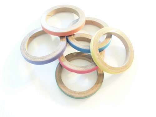 4" Bagel Rings Bird Toy Parts 10 Pieces