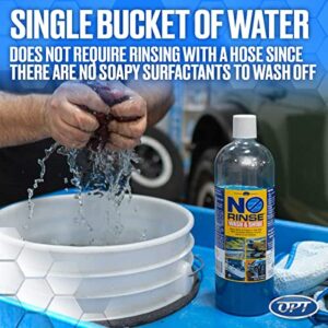 Optimum No Rinse Wash and Shine - ONR Car Wash, 1 Gallon, New Formula Version 5, Safe on Paint, Coatings, Wraps, and Interior, Rinseless Wash provides an Eco Friendly Car Wash Option