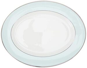 kate spade parker place 13" oval serving platter, 3.20 lb, blue