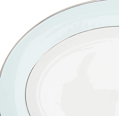 Kate Spade Parker Place 13" Oval Serving Platter, 3.20 LB, Blue