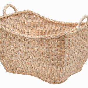 KOUBOO 1060053 Wicker Laundry Basket with Liner, 21.5" x 16" x 15.5", Natural Color