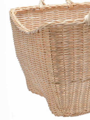 KOUBOO 1060053 Wicker Laundry Basket with Liner, 21.5" x 16" x 15.5", Natural Color