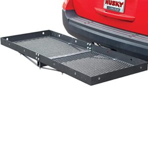 husky 81148 extra wide steel cargo carrier - 500 lb. capacity