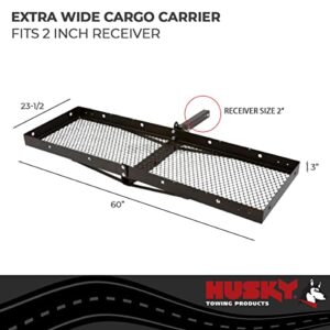 Husky 81148 Extra Wide Steel Cargo Carrier - 500 lb. Capacity