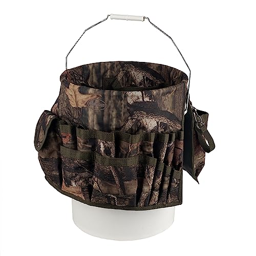 Bucket Boss - Camo Bucketeer Bucket Tool Organizer (Fits 5 Gallon Bucket), Bucket Organization (85030), Mossy Oak Camo