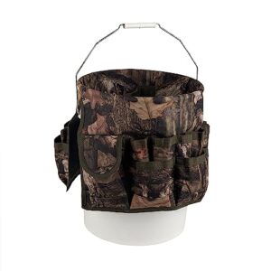 Bucket Boss - Camo Bucketeer Bucket Tool Organizer (Fits 5 Gallon Bucket), Bucket Organization (85030), Mossy Oak Camo