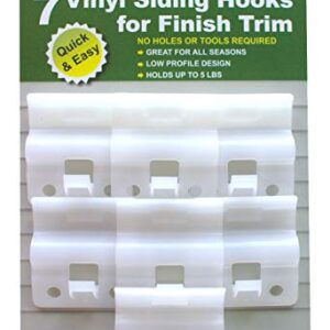 VZ Hang 7 Pack Vinyl Siding Hooks for Finish Trim