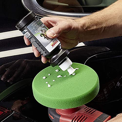 Sonax 493000 6" Polishing Pad, Green (Medium), Orange