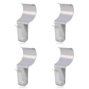 no-hole hooks vinyl siding hangers - low profile- 4pk