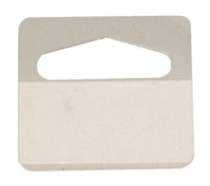 national artcraft® clear plastic display hanger tabs - self-stick (pkg/100)