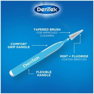 DenTek 47701002582 Wide Brush 16 Count, Pack of 3