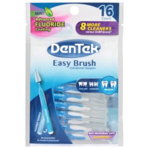 DenTek 47701002582 Wide Brush 16 Count, Pack of 3