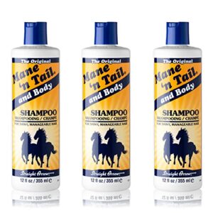 mane 'n tail original formula for thicker fuller hair 12oz (3 pack)