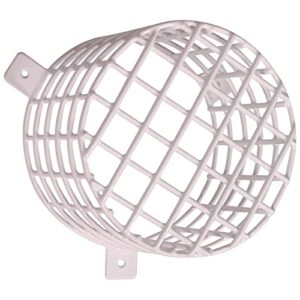 safety technology international, inc. sti-9617 beacon and sounder steel wire cage, approx. 5.9" width x 4.9" depth