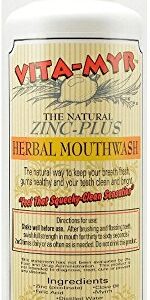 VITA-MYR Value Package 6 – 1 Tube 5.4 Oz Zinc+ Xtra Natural Toothpaste & 1-16 Oz Natural Mouthwash. Gluten Free. Vegan. No SLS, No Sugar, Fluoride, Alcohol or Saccharin