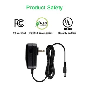 MyVolts 9V Power Supply Adaptor Compatible with/Replacement for Brother PT-1230PC Label Printer - US Plug