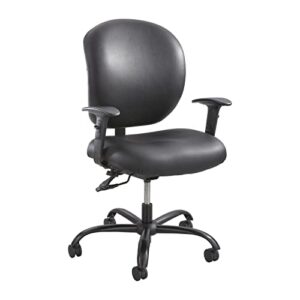 Safco Alday 24/7 Task Chair, Black Vinyl