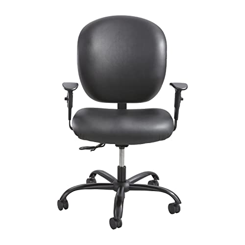 Safco Alday 24/7 Task Chair, Black Vinyl