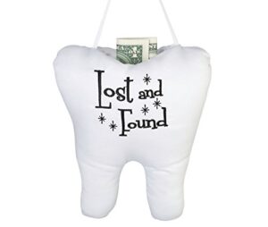 lillian rose tooth pillow, lost and found, 6.5" x 7.5"