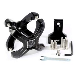 rugged ridge | x-clamp, black, 2.25-3 inches | 11030.01