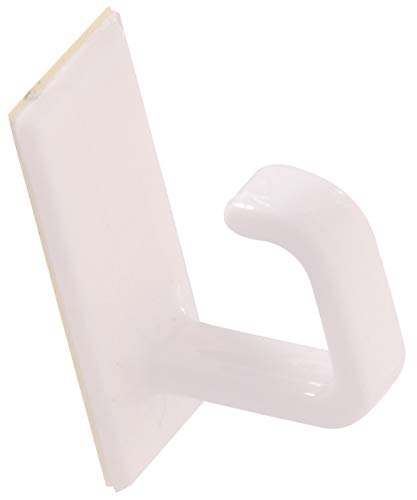 Hardware Essentials 852974 White Adhesive Cup Hook 6-Pack