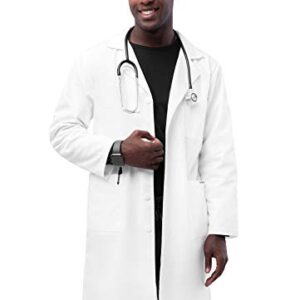 Adar Universal Unisex Lab Coats - Classic 39" Lab Coat - 803 - White - 34