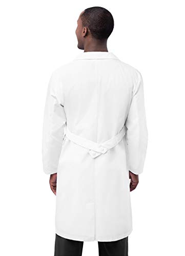 Adar Universal Unisex Lab Coats - Classic 39" Lab Coat - 803 - White - 34